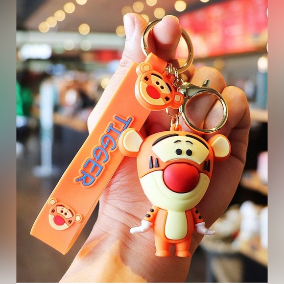 Disney | Accessories | Disney Tigger Keychain Orange New | Poshmark